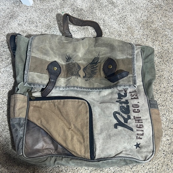 Mona B | Bags | Mona B Backpack Leather Strap Large Backpack | Poshmark